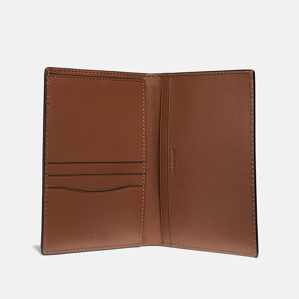 Porta-Passaporte Coach Preto - coach