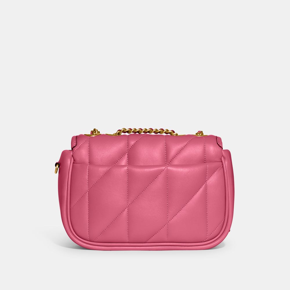 Bolsa Pillow Madison Shoulder Bag 18 Quilting Coach Rosa - coach