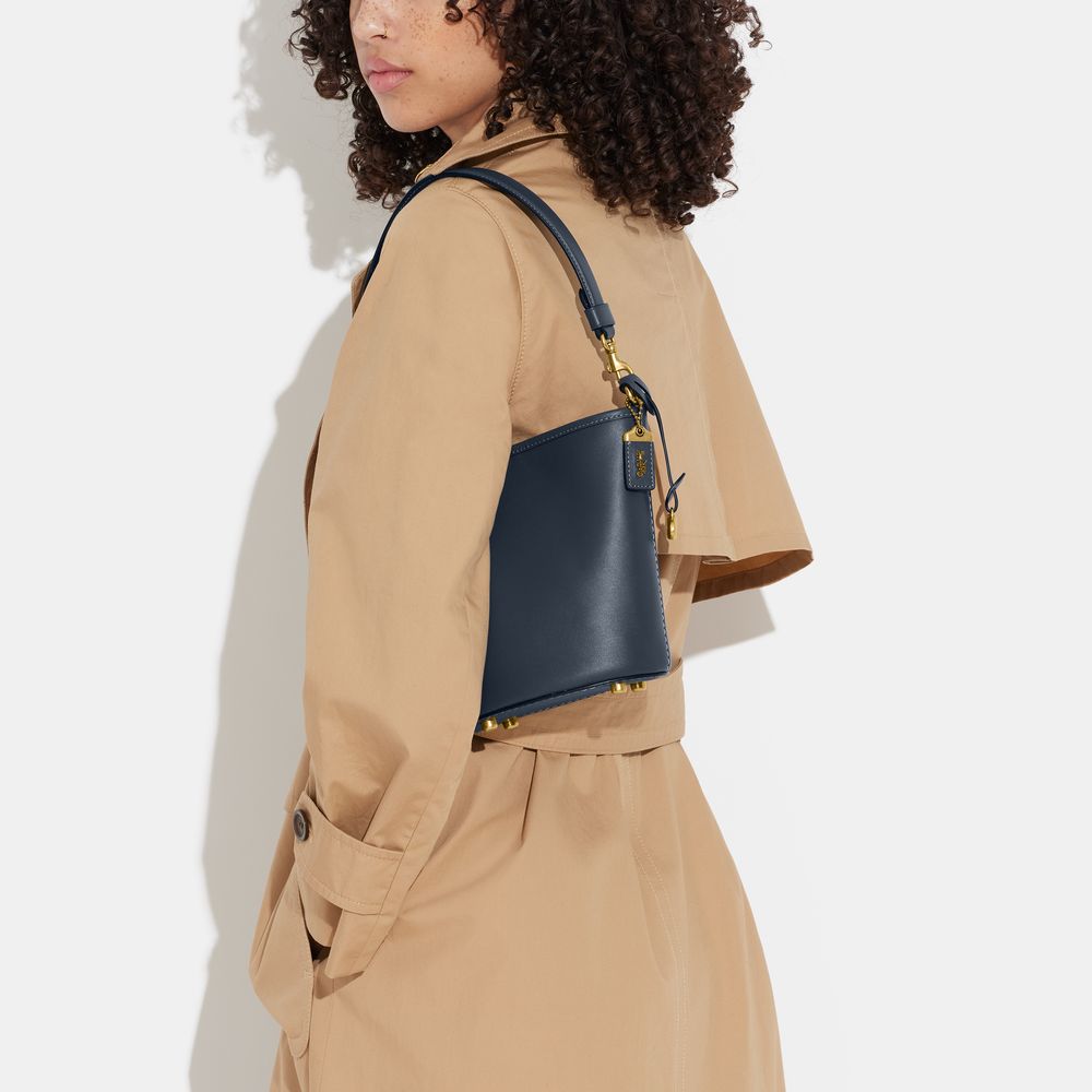 Bolsa Dakota Bucket 16 Coach Azul - coach