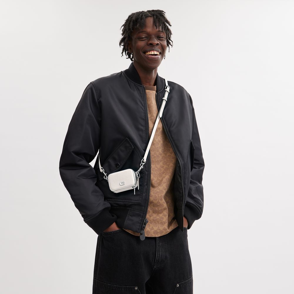 Bolsa Crossbody Pouch Coach CP271CHK Off White - coach