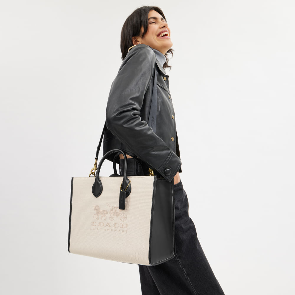 Bolsa Ace Tote 35 Signature Coach - coach