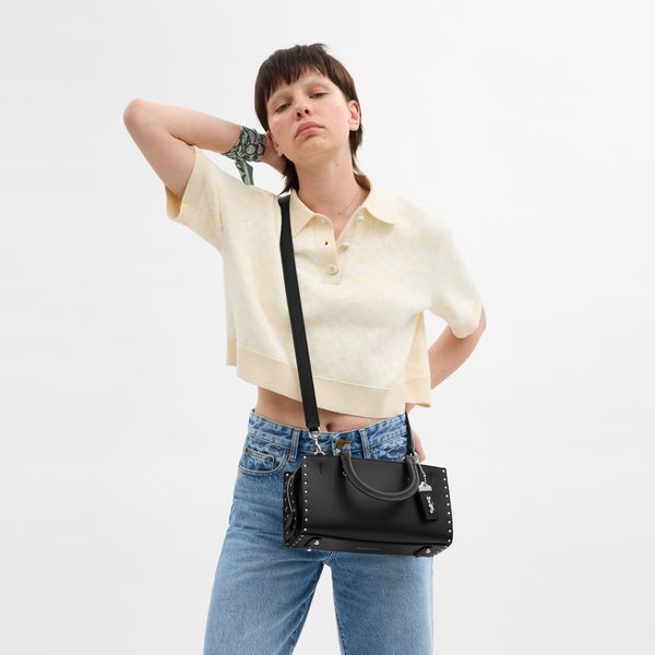 Bolsa Rogue 26 With Rivets Coach - coach