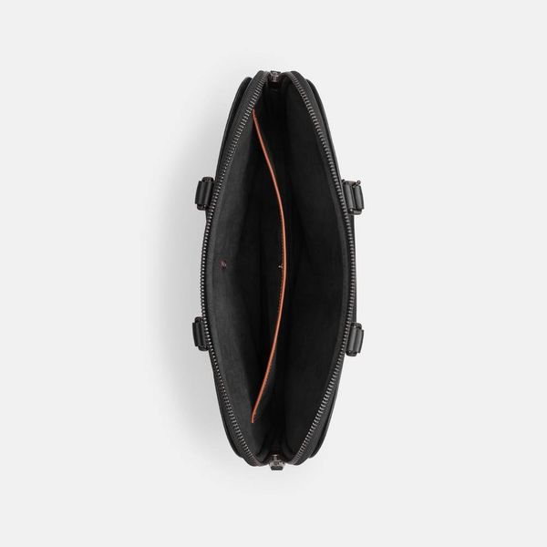 Pasta Gotham Slim Signature Coach Cinza - coach