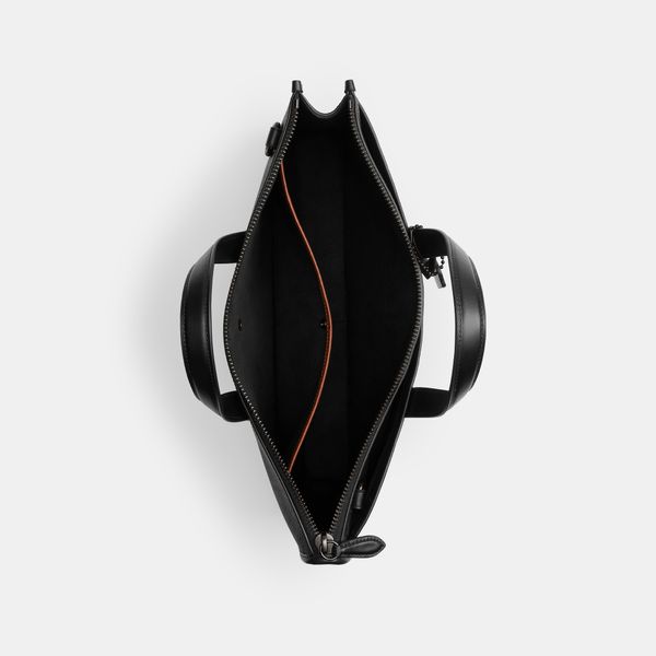 Pasta Isaac Workbag Signature Coach Cinza - coach