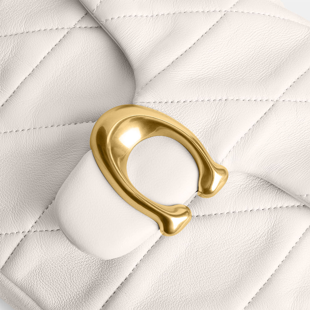 Bolsa Times Square Tabby Shoulder 17 With Quilting Coach Off White - coach