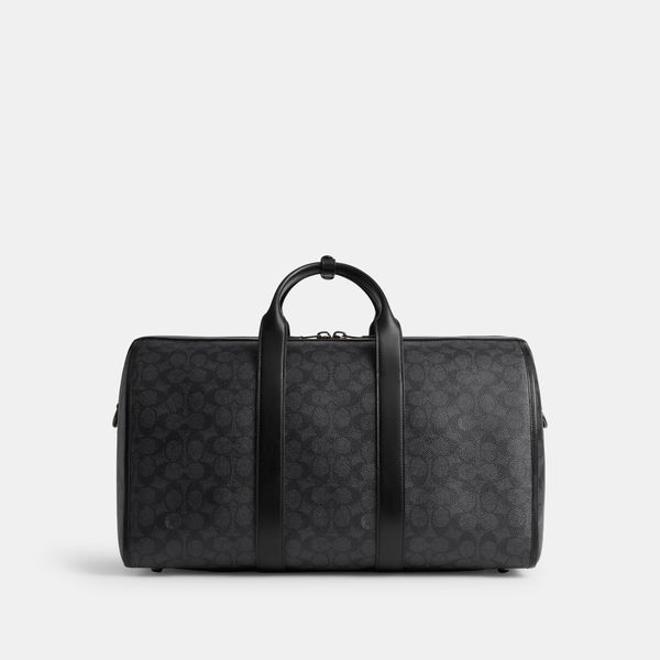 Sacola de Viagem Gotham Duffle 45 Signature Coach Preto - coach