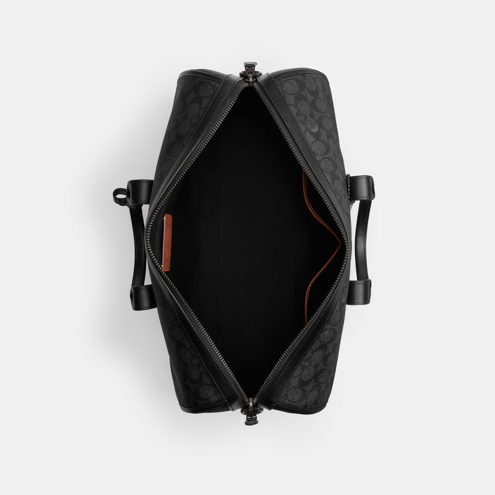 Sacola de Viagem Gotham Duffle 45 Signature Coach Preto - coach