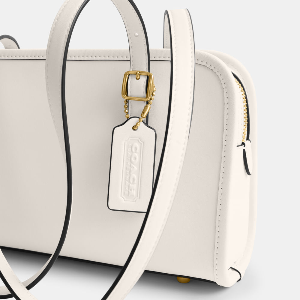 Bolsa Swing Zip Coach Off White - coach