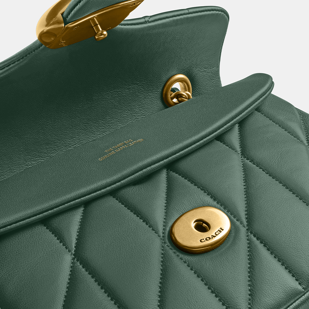 Bolsa Tabby Shoulder 26 With Quilting Verde - coach