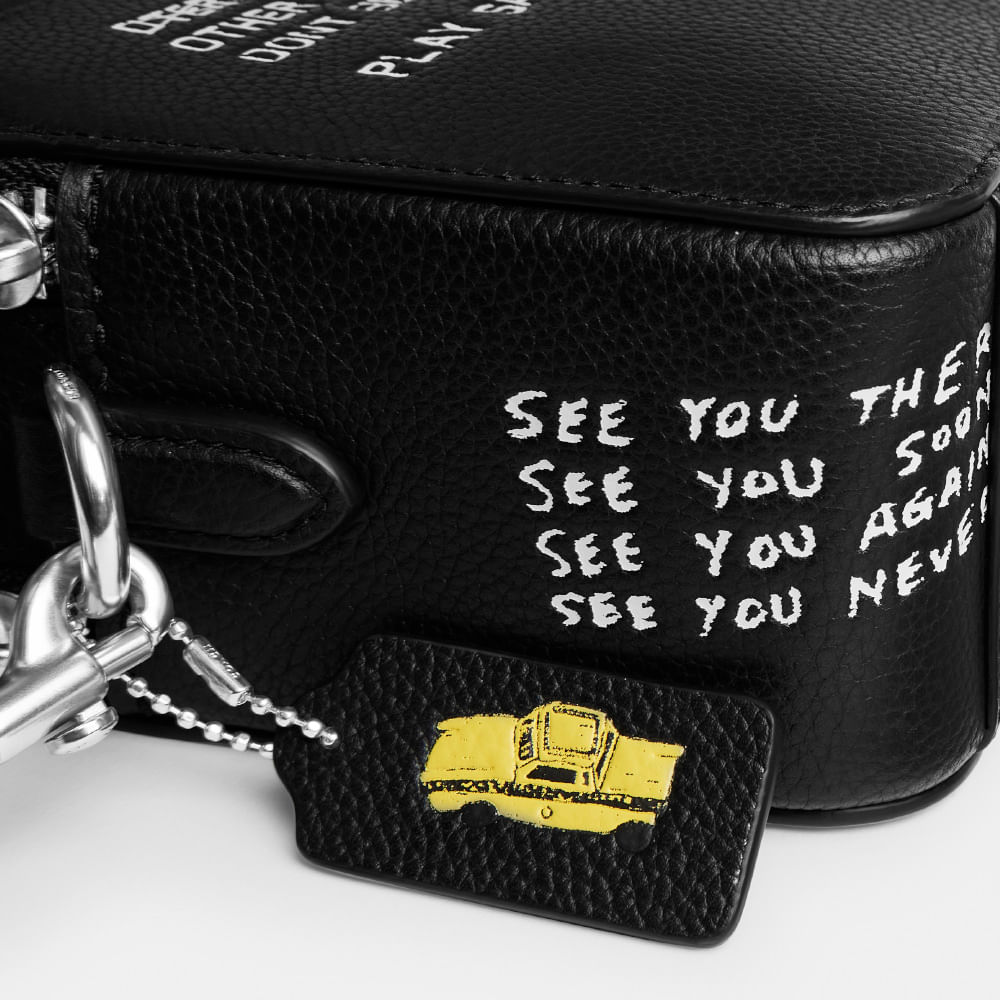 Bolsa Charter Crossbody 24 With Sketch Print Coach Preto - coach