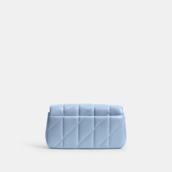 Bolsa Tabby Wristlet With Pillow Quilting Coach Azul - coach