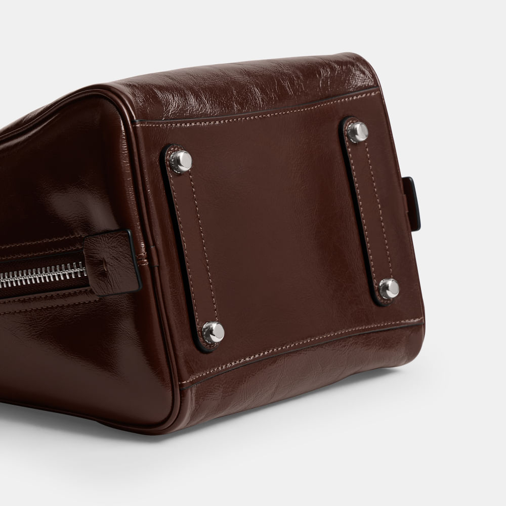 Bolsa Cube Rogue 20 Coach Marrom Escuro - coach
