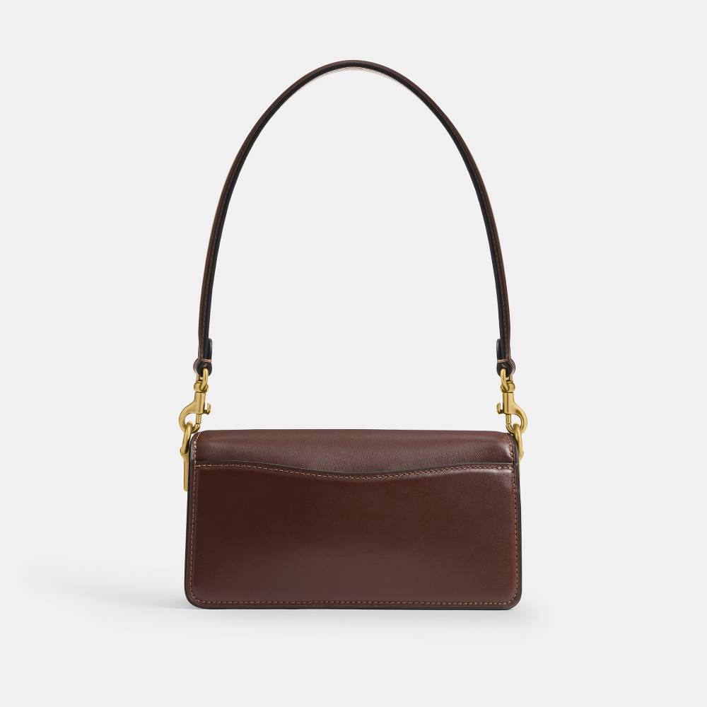 Bolsa Tabby Shoulder 20 Signature Coach Marrom Escuro - coach